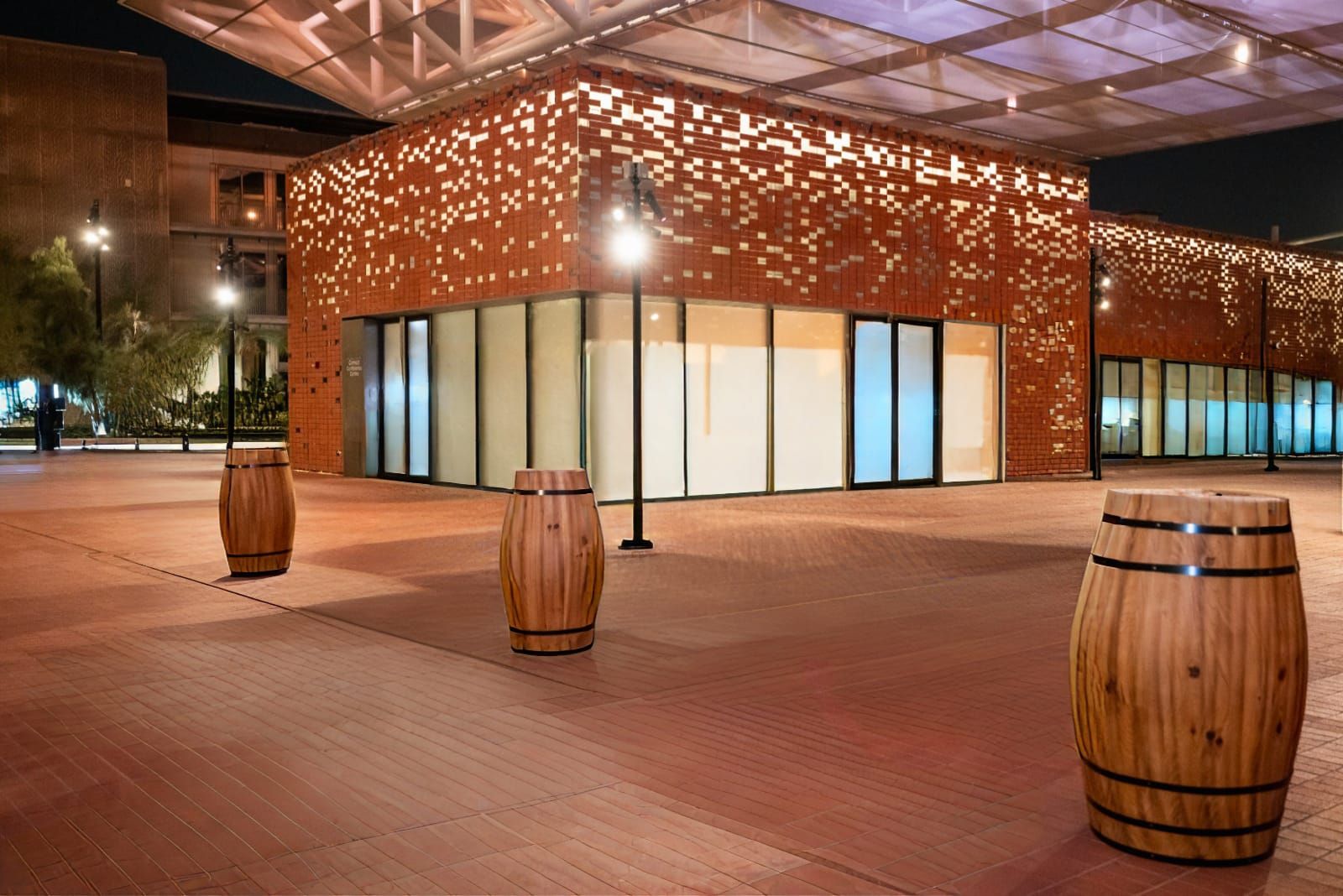 Expansive and Luxurious Outdoor Hall for Large-Scale Receptions