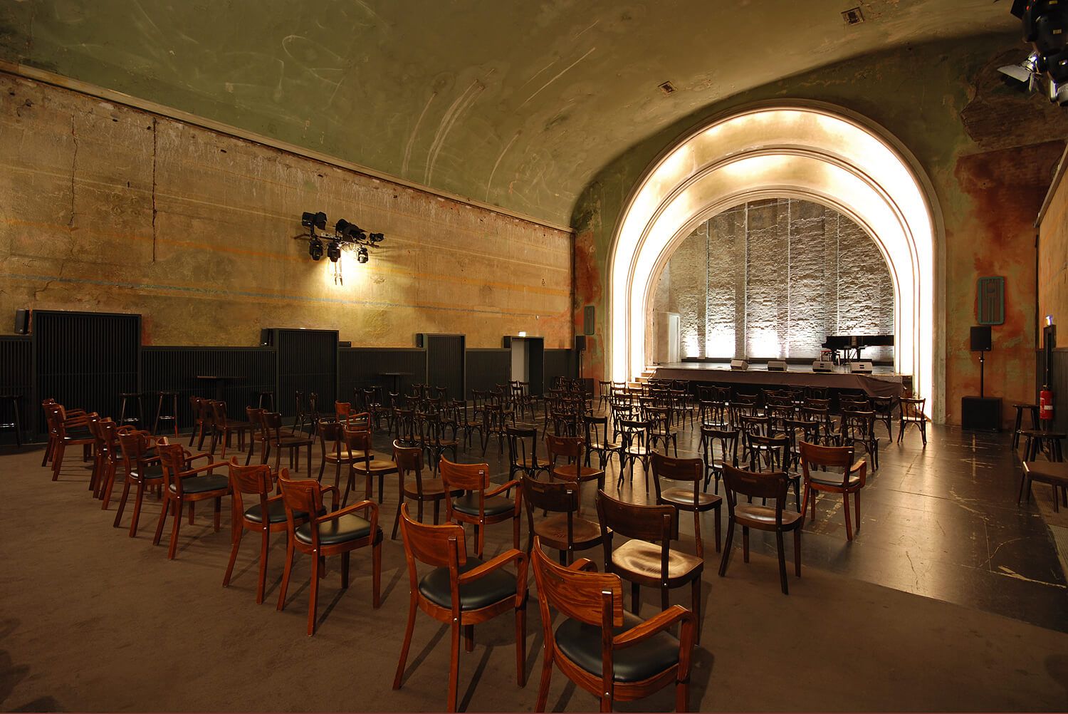 Art Deco Revival Auditorium With Dramatic Arched Stage for Iconic ...