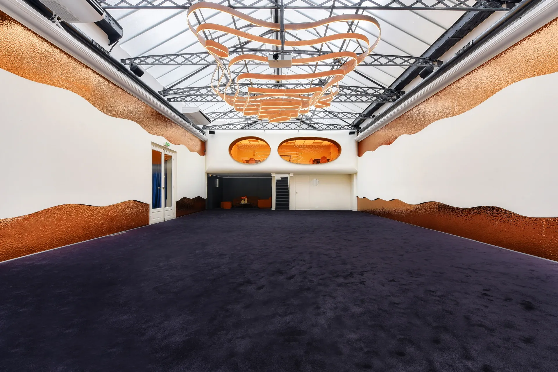 Elegant Event Venue With Retro-Futuristic Design