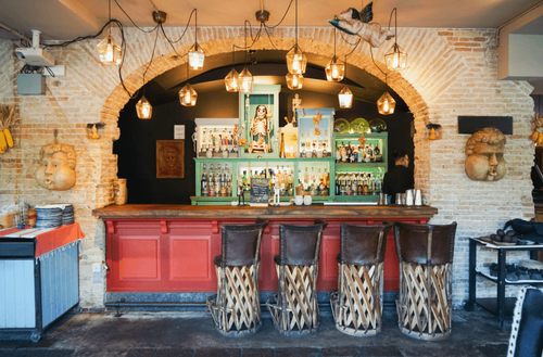 Rustic Mexican Bar Interiors